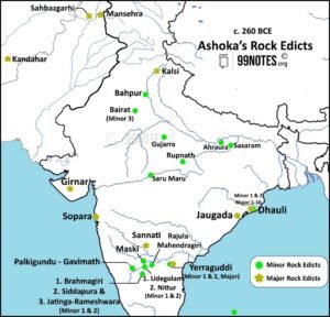 Sources Of Mauryan Empire And Ashoka’s Edicts