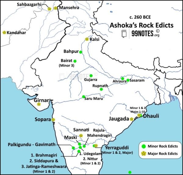 Sources Of Mauryan Empire And Ashoka’s Edicts